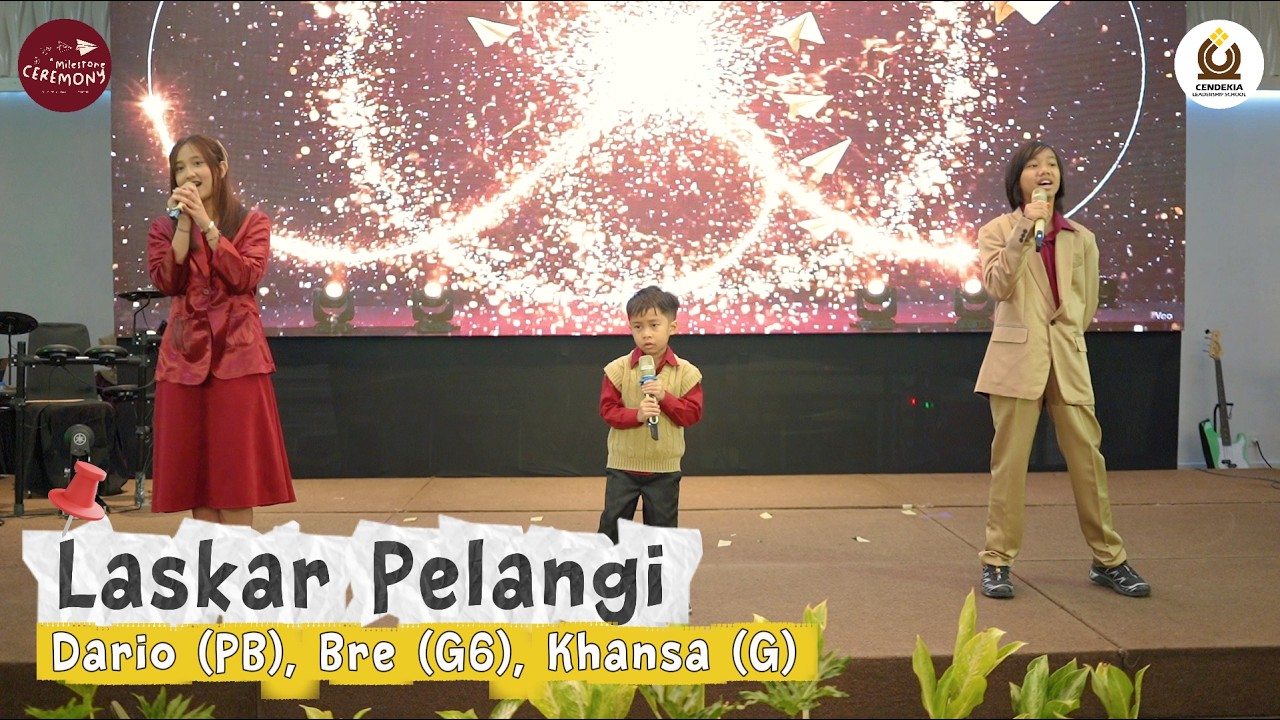 Dario, Bre, Khansa - Laskar Pelangi | A Milestone Ceremony 2026 - YouTube