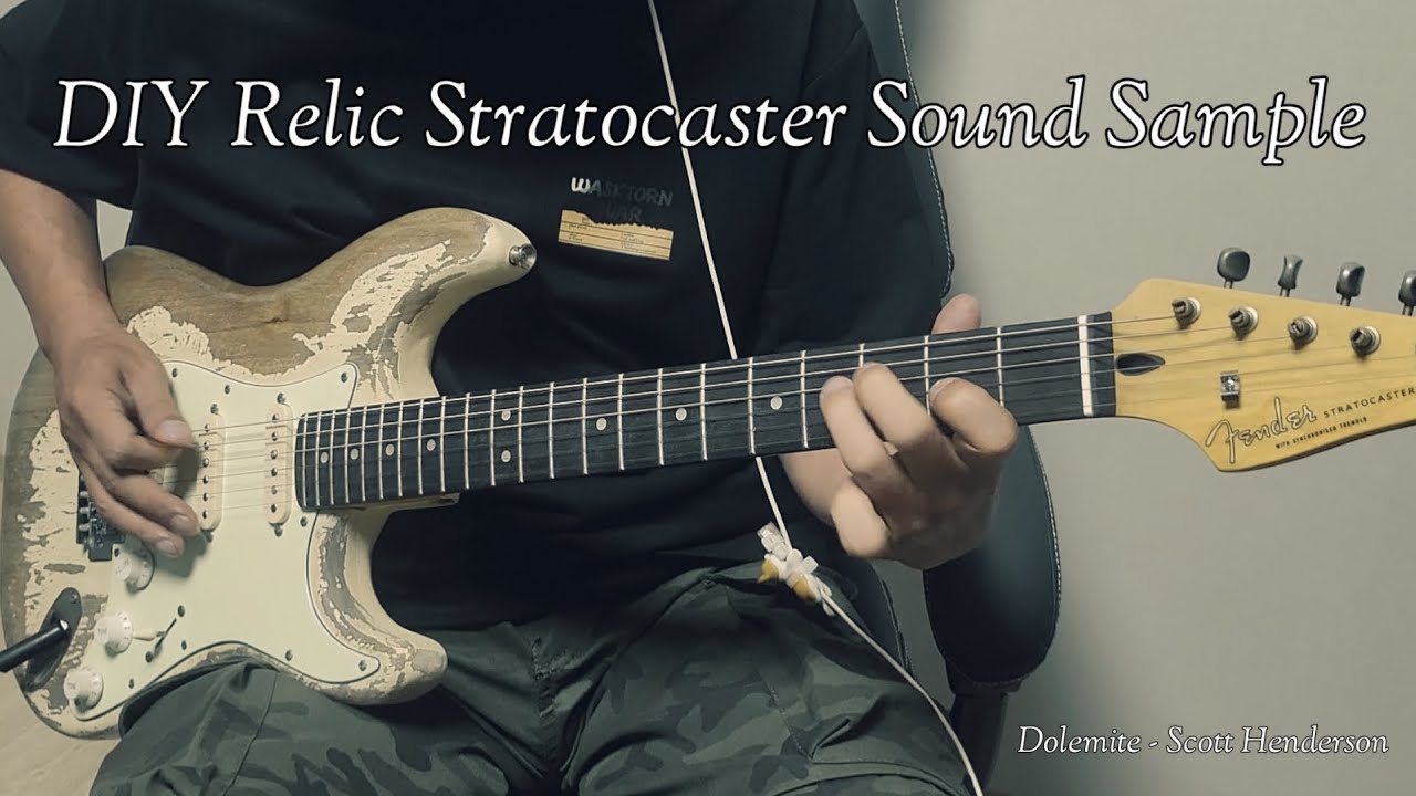 DIY Relic Stratocaster Sound Sample - Dolemite - YouTube
