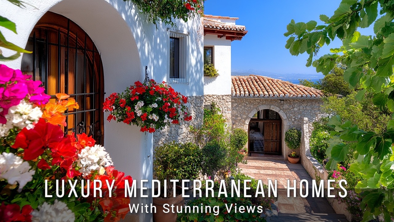 Discover the Beauty of Luxury Mediterranean Homes with Stunning Views ...