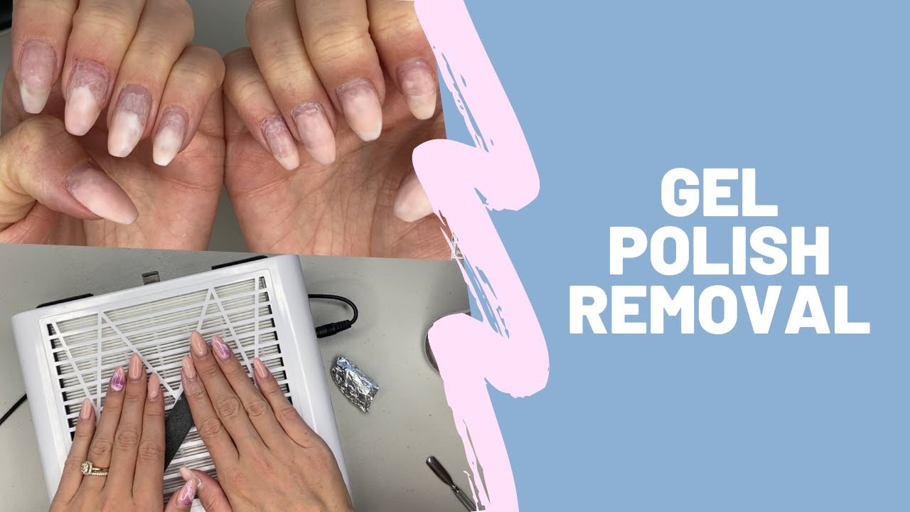 Gel Polish Removal - 2 Ways! - YouTube