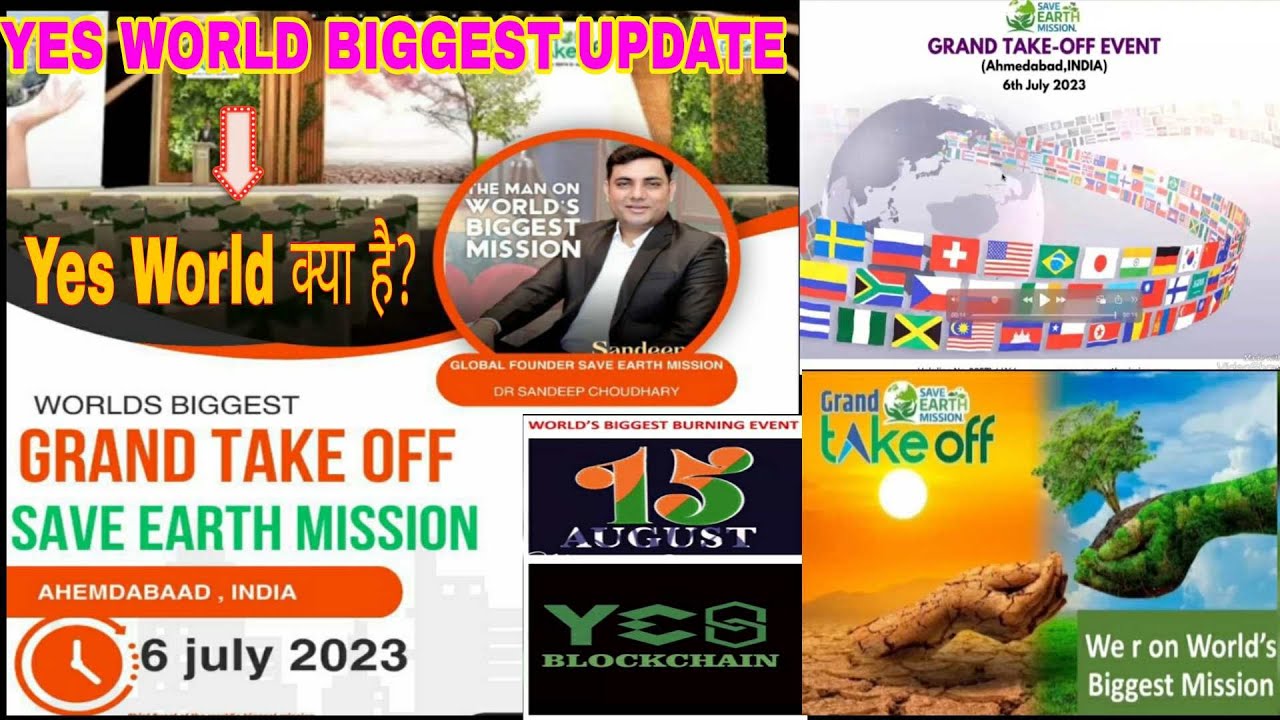 Yes World Biggest Update | Yes Wrold Grand Take Off at Ahmedabad on 6th ...