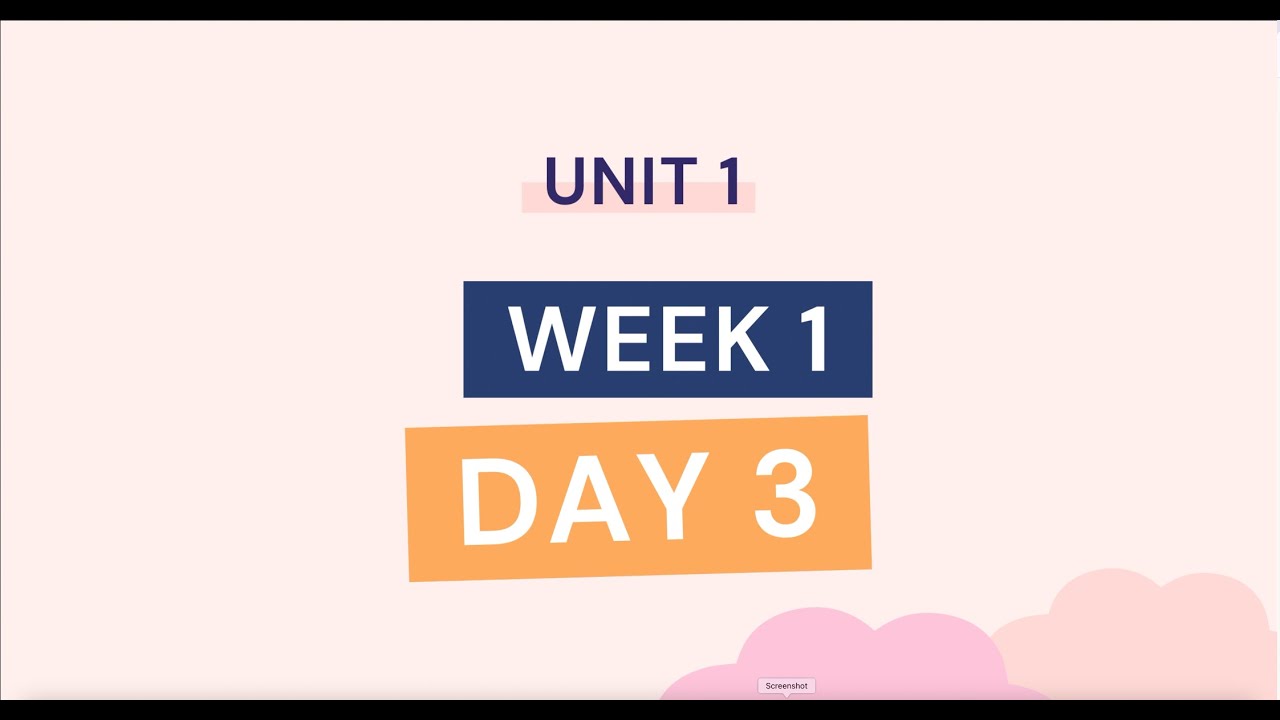 U1W1D3 Grammar Infused Writing, 6th Grade - YouTube