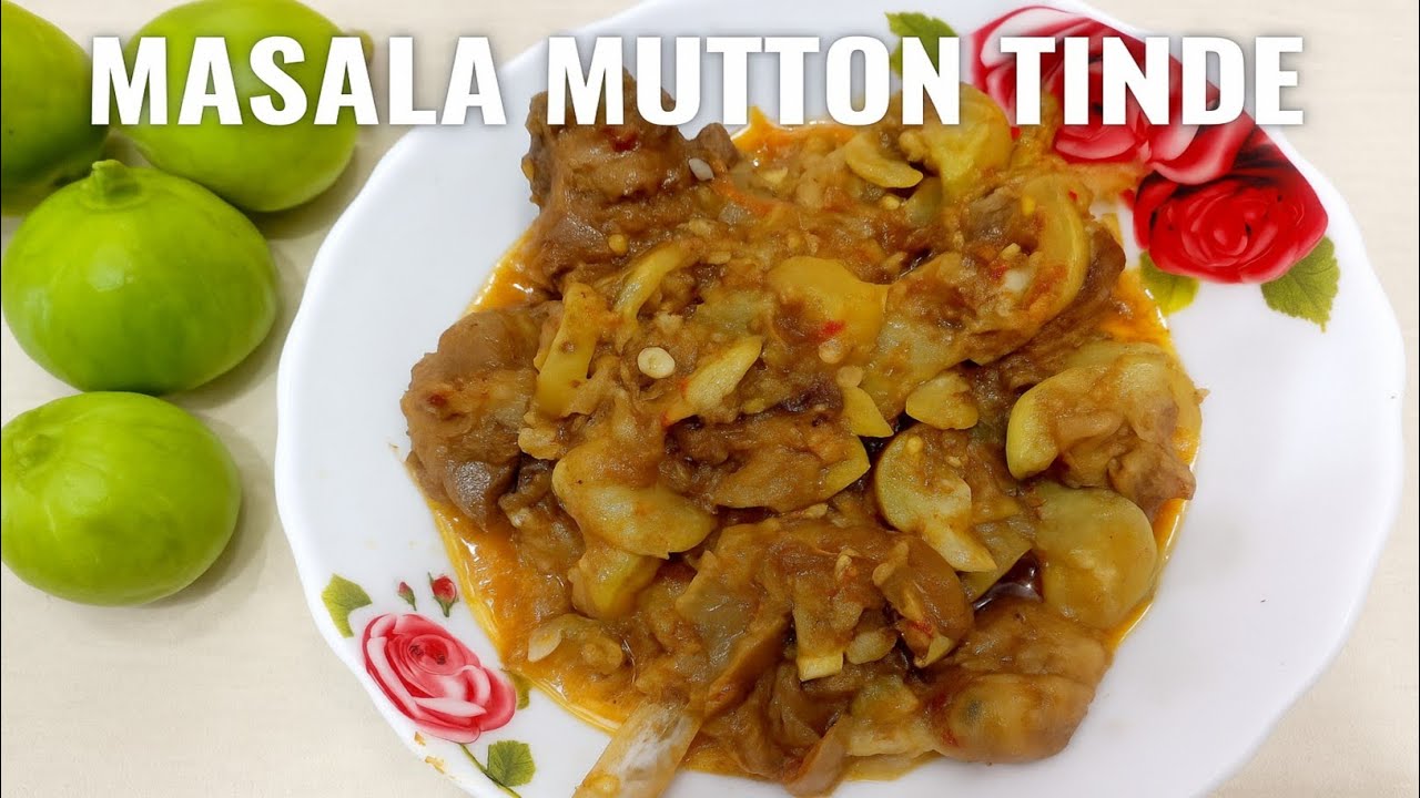 🍽️ Masala Mutton Tinde Recipe | Soft & Spicy Combination | Fatima's ...