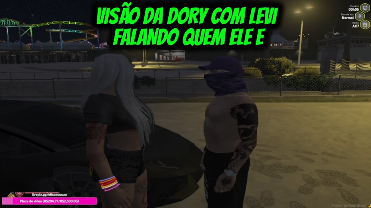 VISÃO DA DORY COM LEVI FALANDO QUEM ELE E - YouTube