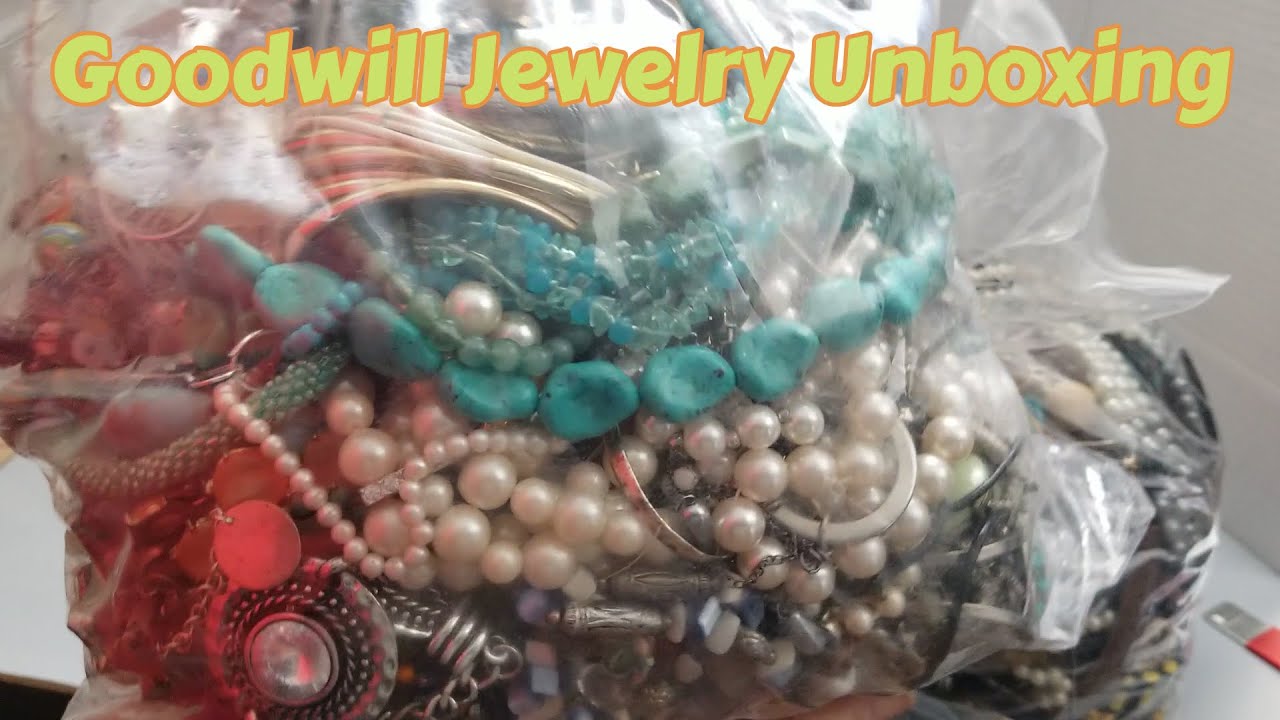 SHOPGOODWILL JEWELRY UNBOXING! Reselling Jewelry on Ebay, Mercari ...
