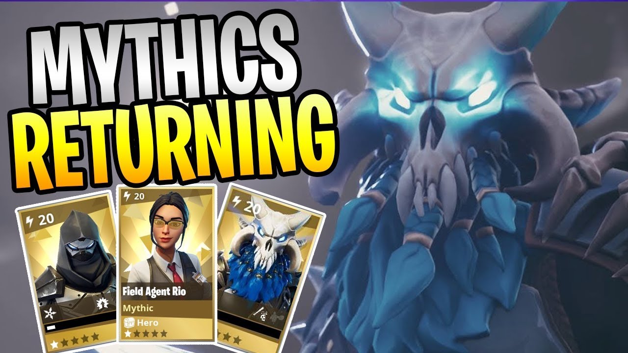FORTNITE - New Twine Peak Rewards And Mythics Returning To Save The ...