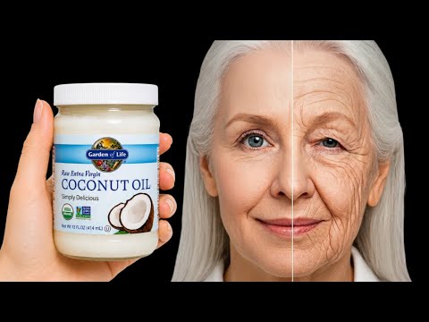 Coconut Oil Erases Deep Wrinkles in 10 Minutes Even at 70! Anti-Aging Trick  