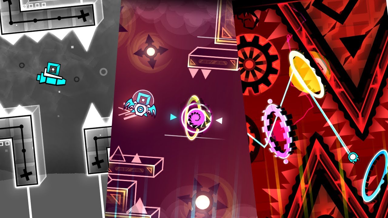 3 HARD Demons In ONE Video | Geometry Dash - YouTube