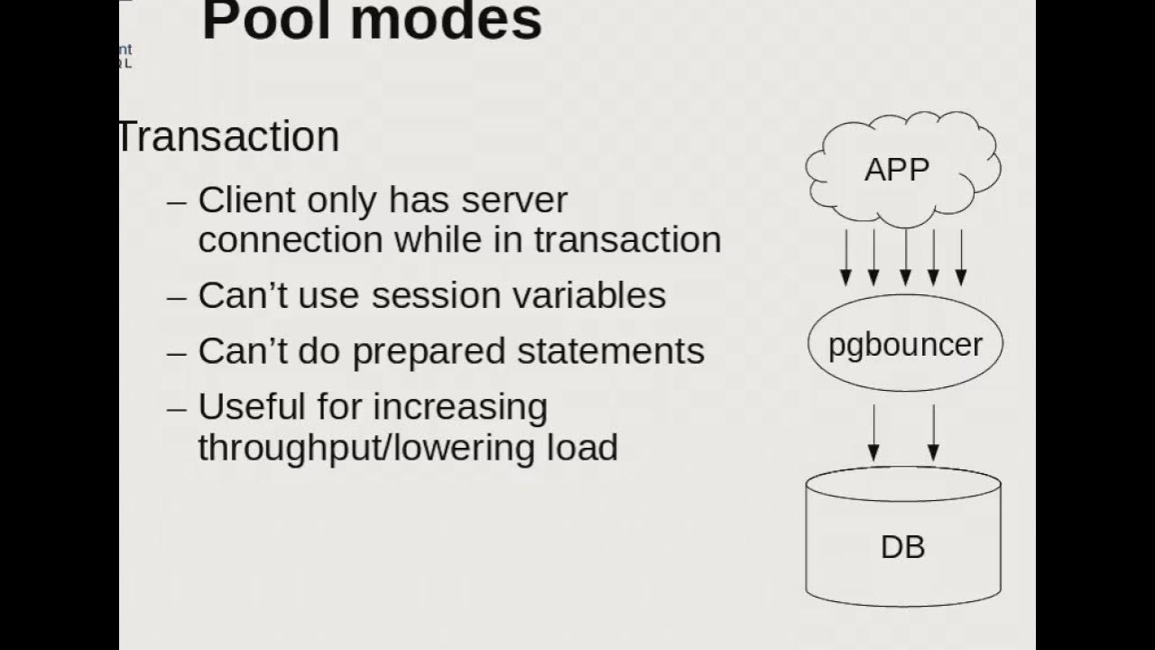 PgBouncer Connection Pooling and Routing - YouTube