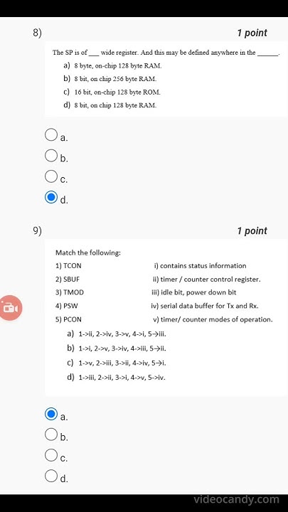 NPTEL ASSIGNMENT WEEK 5 MICROPROCESSORS AND MICROCONTROLLERS SOLUTIONS FEBRUARY 2025 - YouTube