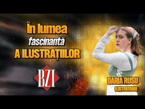 În lumea fascinantă a ilustrațiilor! Daria Rusu, ilustratoare, într-un ...