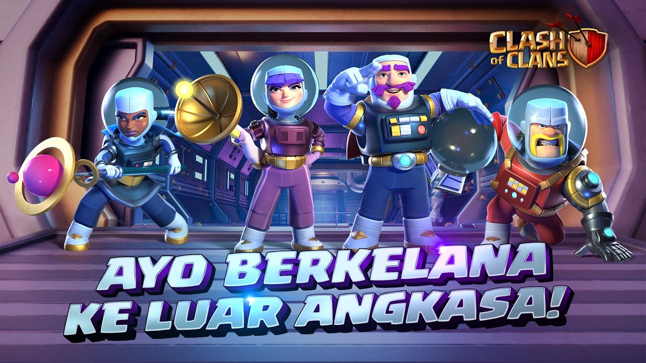 Clash ke Luar Angkasa! (Tantangan Musim Maret Clash of Clans) - YouTube