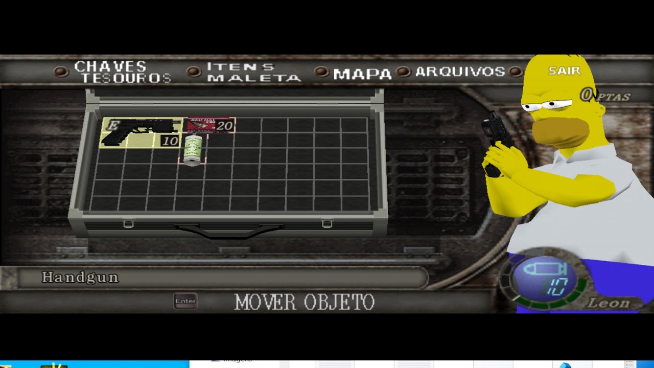 Mod do Homer simpson no Resident evil 4 de play2 TODO F0DID0! - YouTube