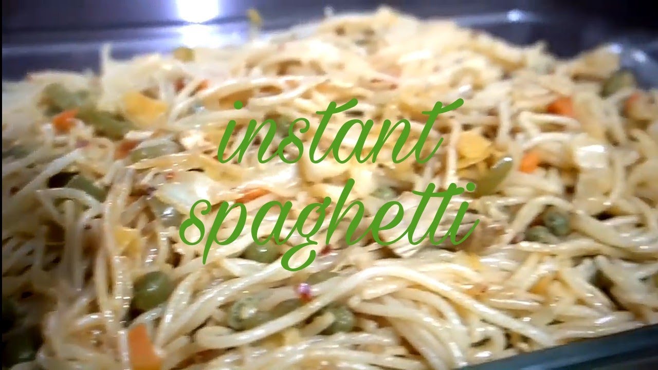 Instant Spaghetti | How to Cook Instant Spaghetti _ Recipe of Spaghetti ...