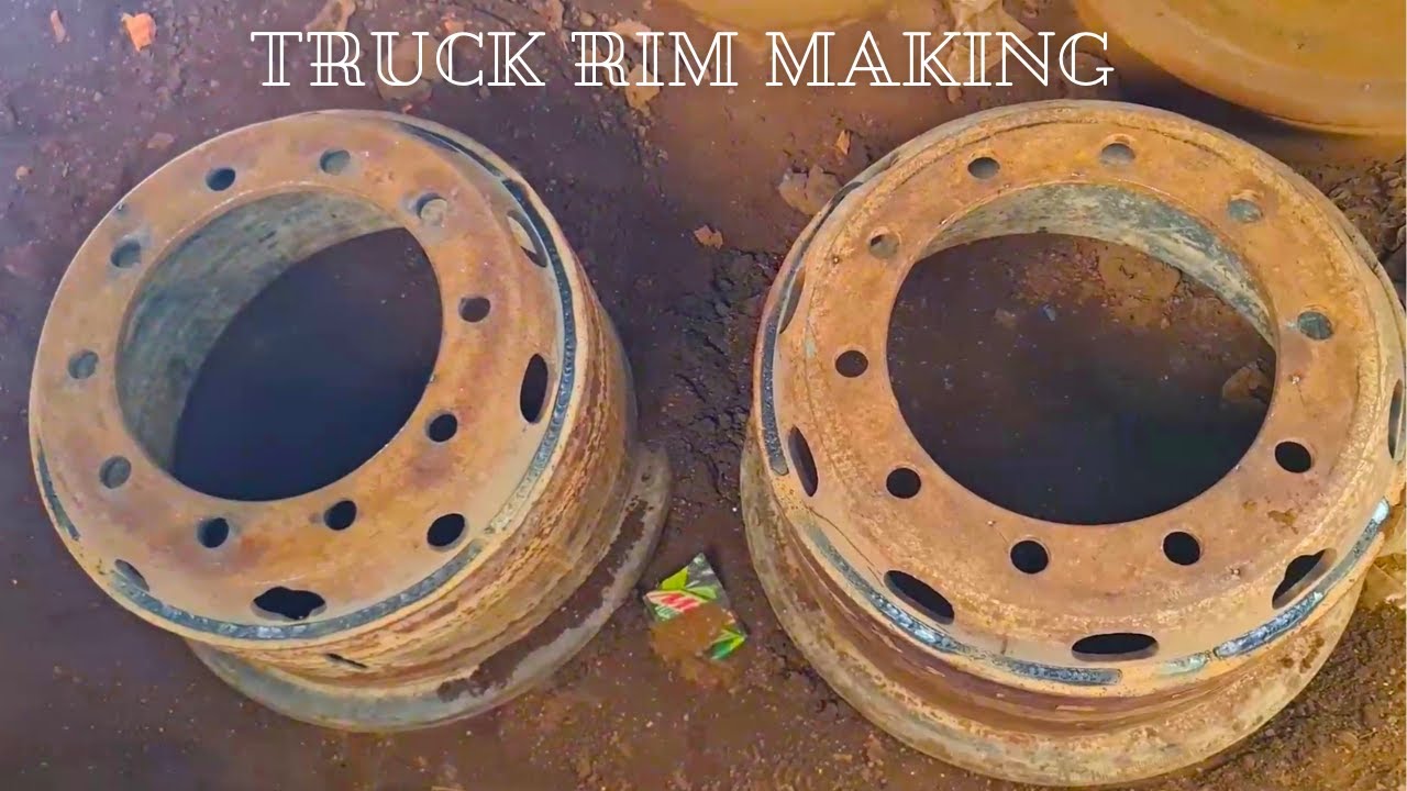 Production Process of Wheel Rim Plate | Manufacturing Truck Wheel Rim ...