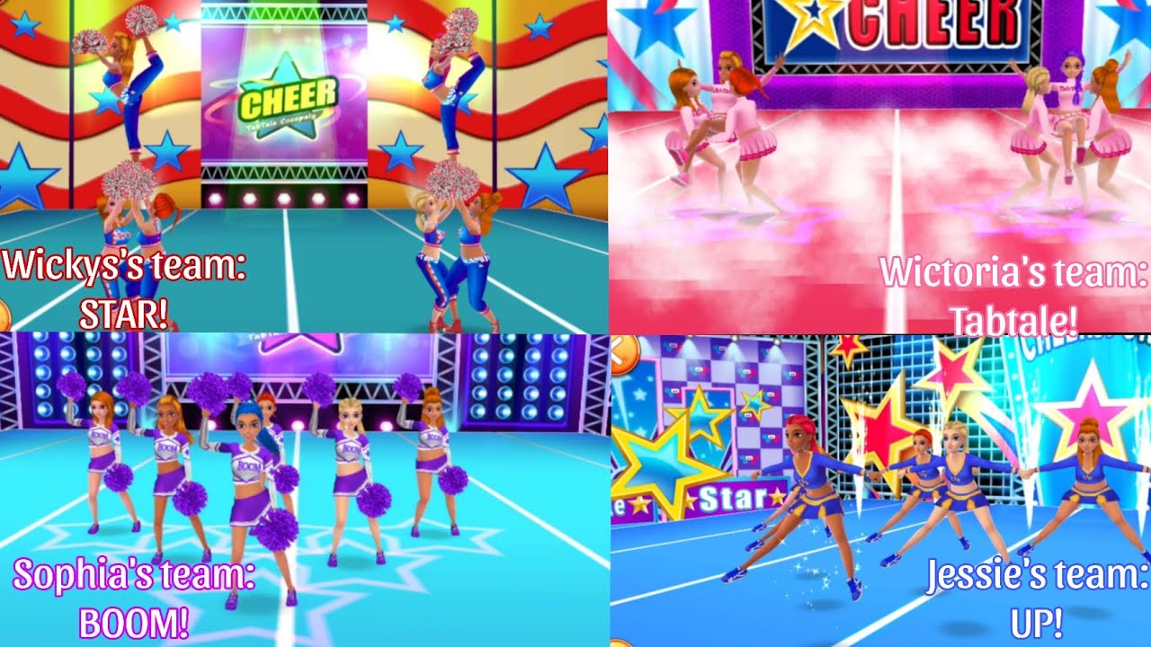 COCO Girls Cheerleading Routine In Their Groups ~ Wictoria/ Roleplay ...