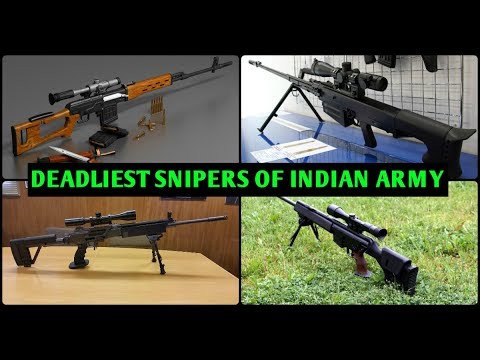 Top 5 Sniper Rifles Used By Indian Army - Indian Military Snipers ...