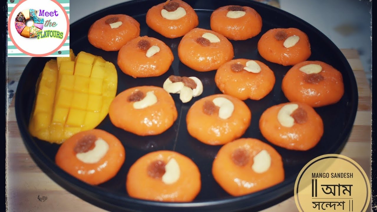 Mango Sandesh|| আম সন্দেশ ||Mango peda/pera ||আম প্যাঁড়া ||Quick Mango ...