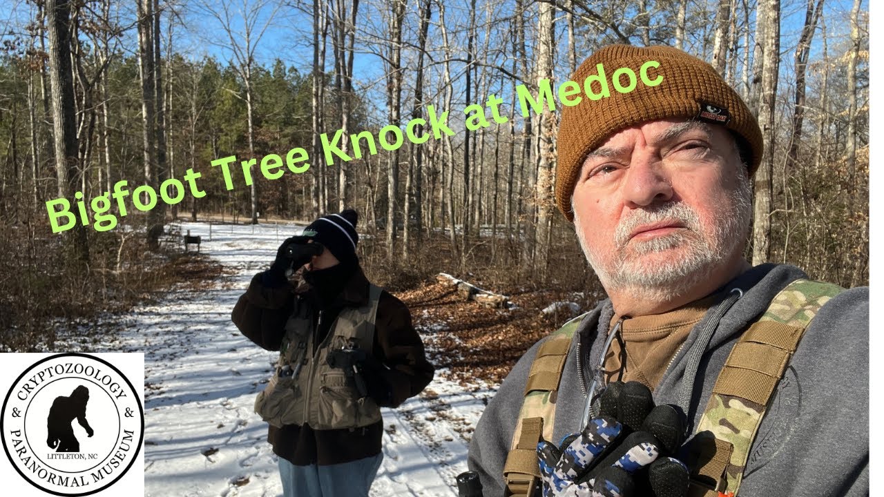 Renee and Stephen doing some Bigfoot research at Medoc State Park ...