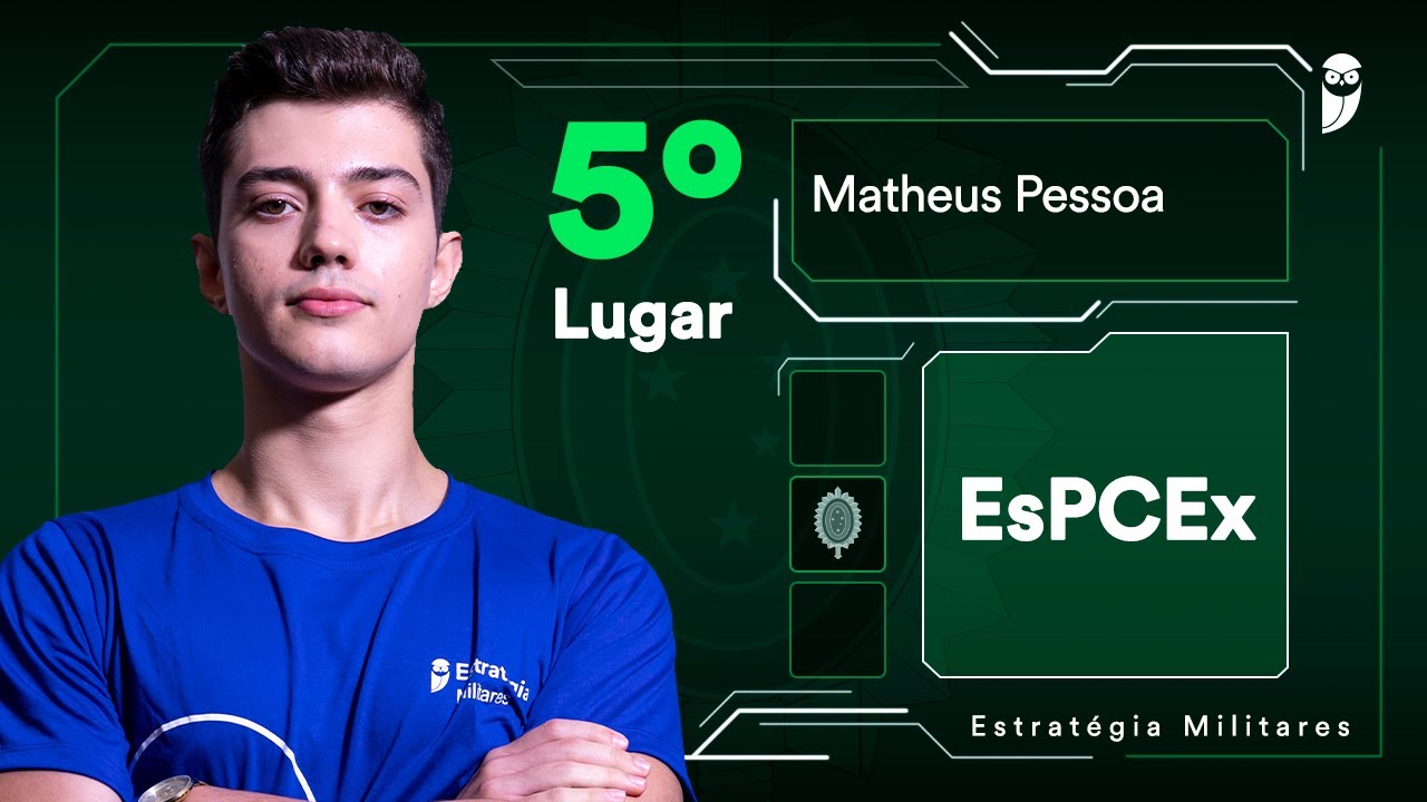 Como cheguei ao 5º lugar na EsPCEx estudando com o Estratégia Militares ...