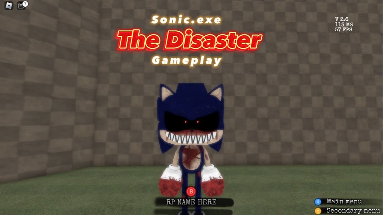 Sonic.EXE: The Disaster Gameplay all character - YouTube