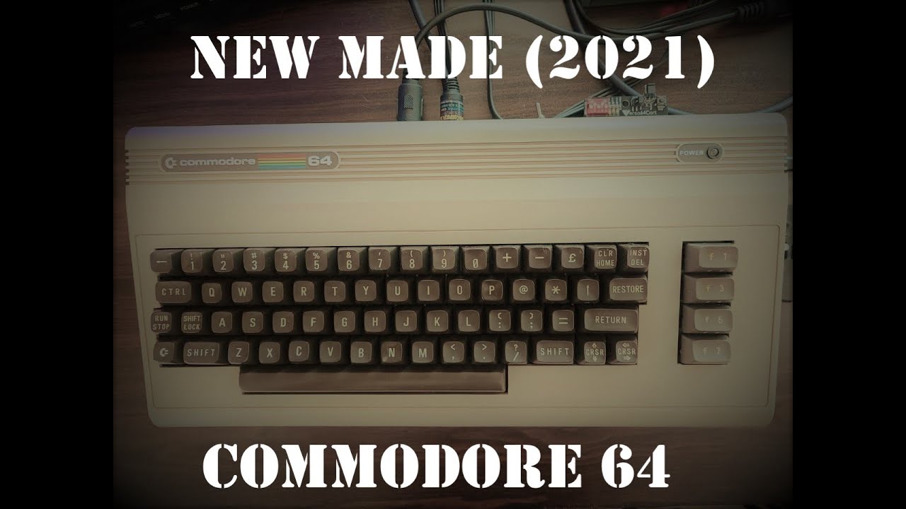New built Commodore 64 computer in 2021 - With NTSC/PAL video switch ...