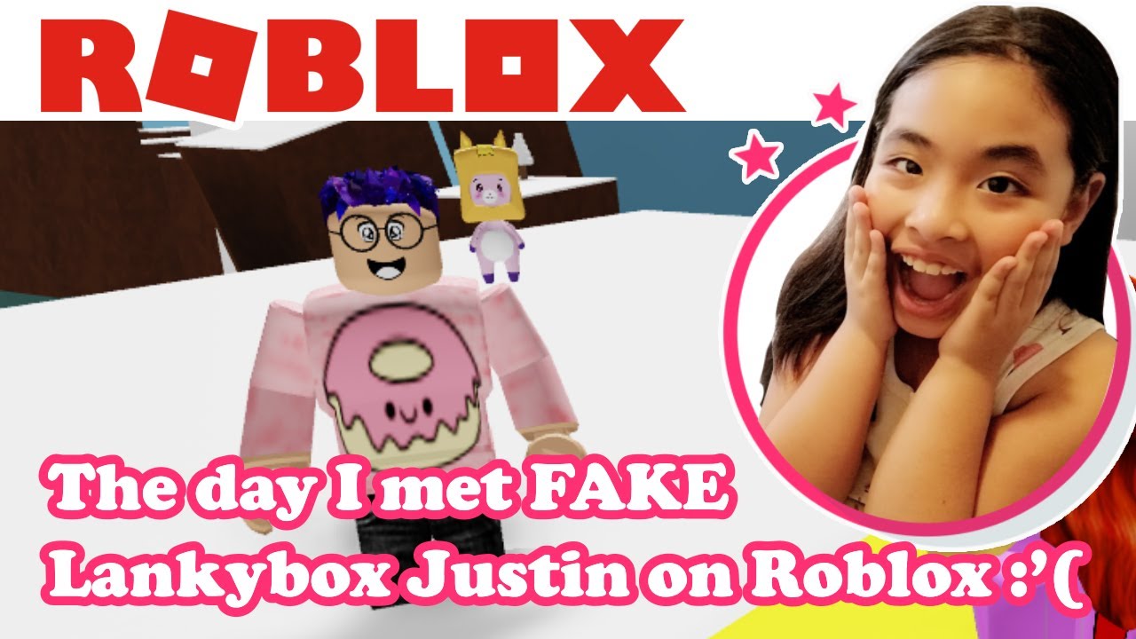 The day I met the FAKE Lankybox Justin on Roblox! - YouTube