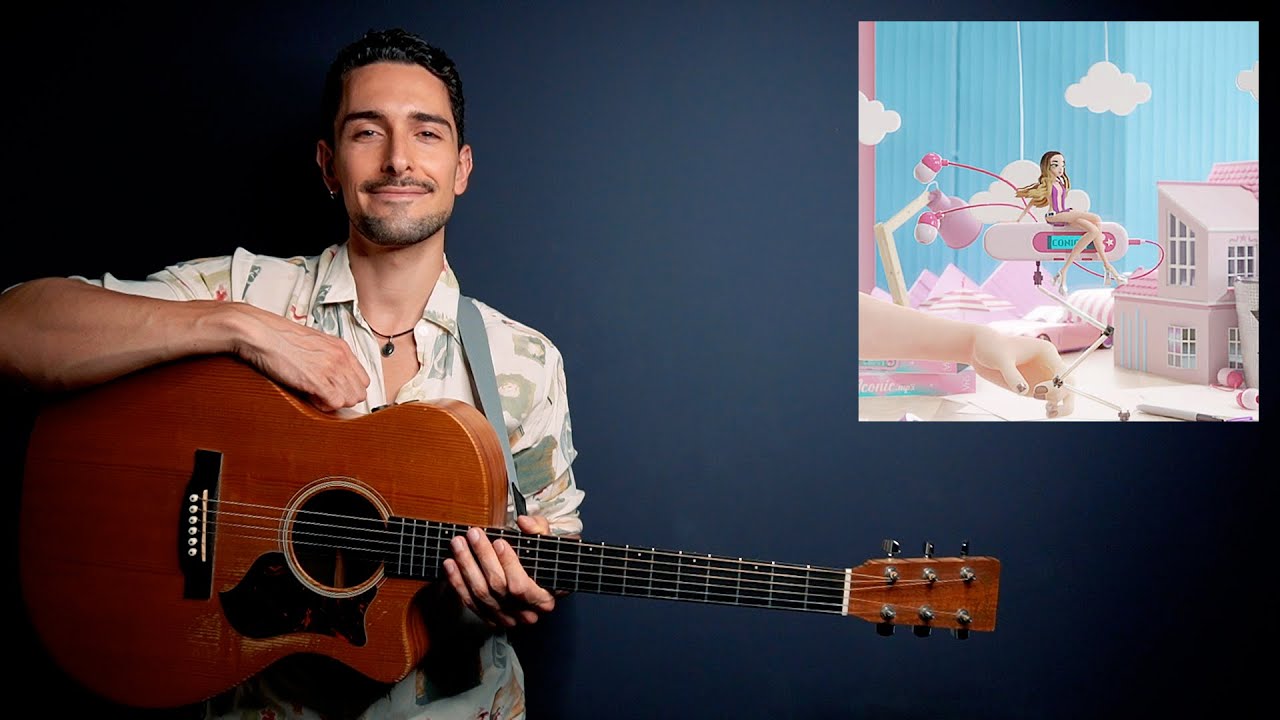 Cómo tocar "ICONIC.mp3" de EMILIA | Tutorial de Guitarra - YouTube
