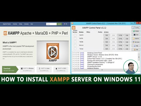 How to Install XAMPP Server on Windows 11 | XAMPP setup with php 8.0 - YouTube