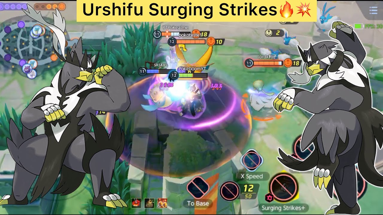 Urshifu surging strikes is amazing 😍 (pokeuniteboom) - YouTube