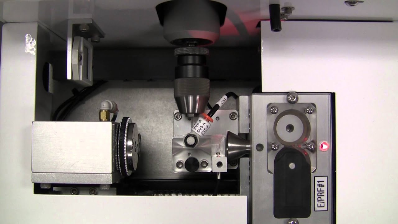 Accu-Drill SD400 with integrated feeder - YouTube