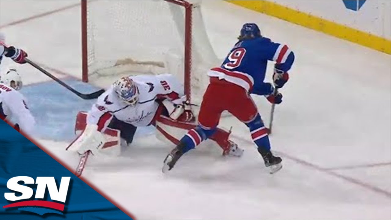 Dryden Hunt Shows Off Hands Deking Around Ilya Samsonov To Score - YouTube