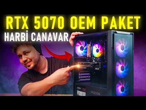 YENİ NESİL OYUNCU CANAVARI: ASUS RTX 5070 OEM PAKET İncelemesi! 🚀