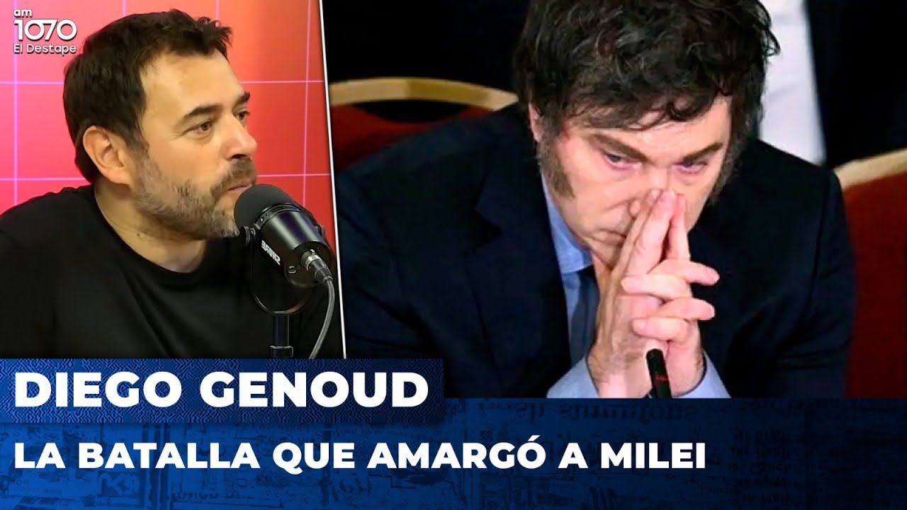 🚨 LA BATALLA QUE AMARGÓ A MILEI | Diego Genoud con Matías Colombatti ...
