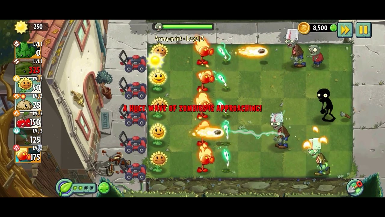 plants Vs zombies 2 /gameplay /arma-mint level /complete event - YouTube