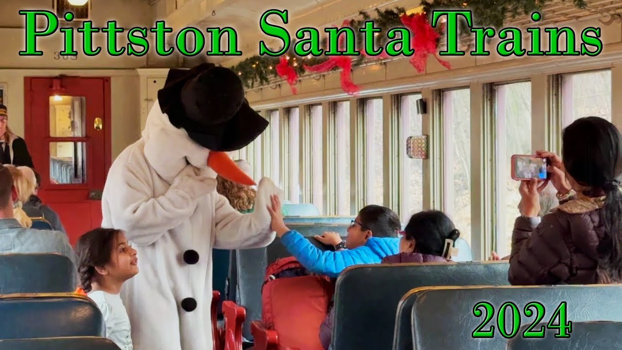 Pittston Station - Santa Claus Special Trains! (2024) - YouTube