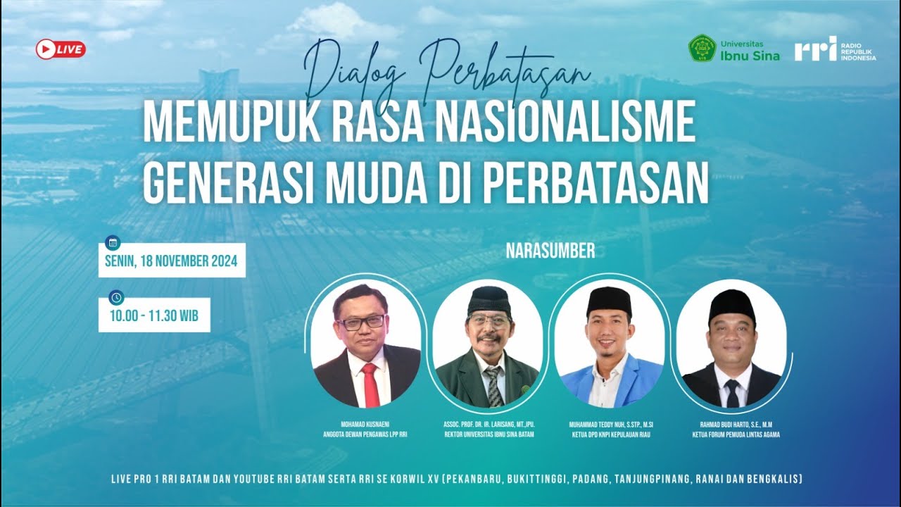 LIVE DIALOG PERBATASAN RRI BATAM - YouTube