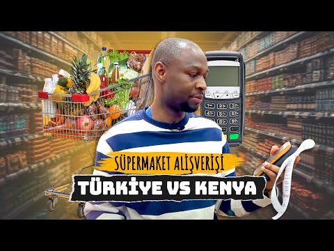 Afrikada Türk Lira'sı vs Dolar vs Kenya Shs Karşılaştırmasını Yaptım! (Süpermarket Alışverişi )