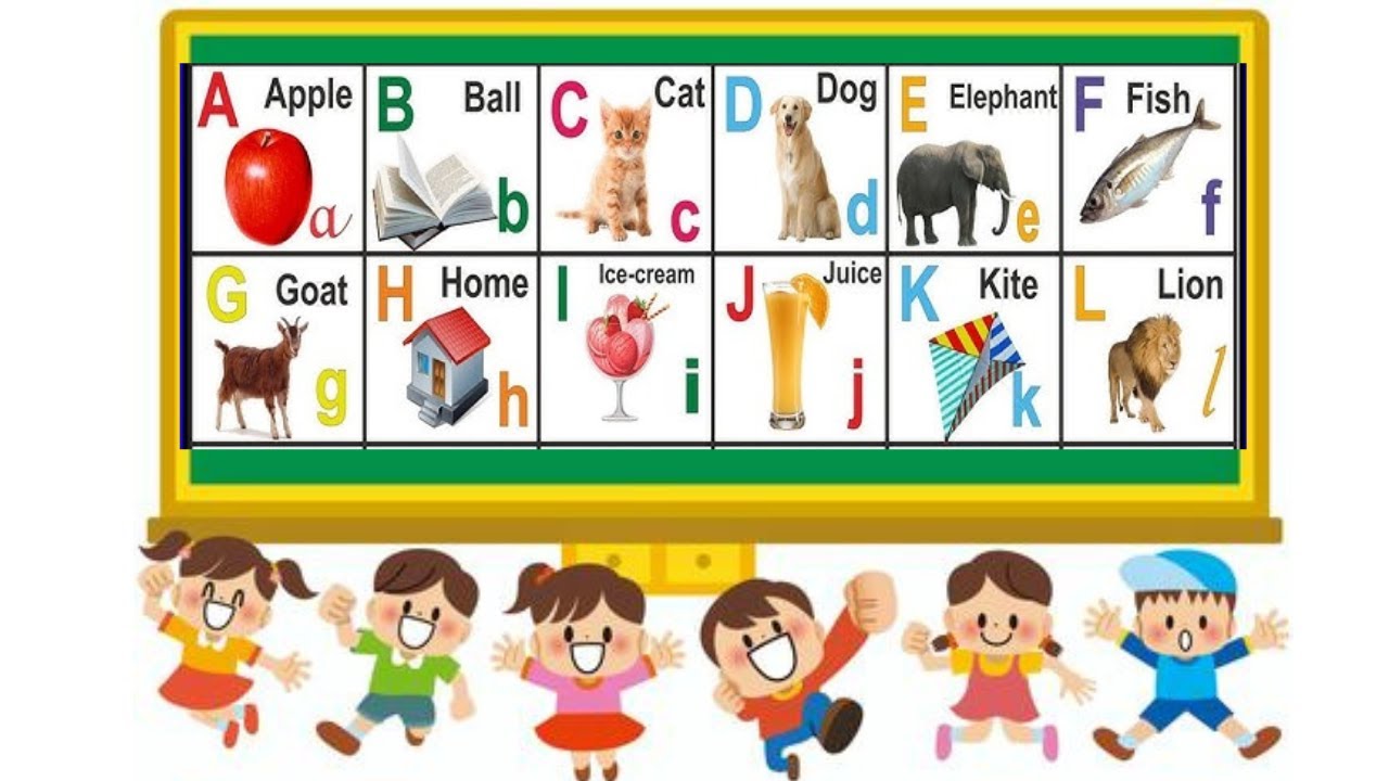 English alphabet |Learn Alphabet A to Z | ABC Preschool Book Learning A ...