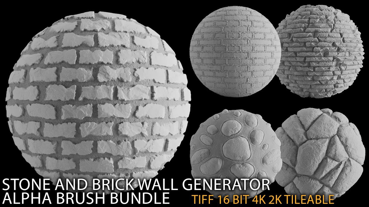 stone and brick generator alpha bundle video promotion - YouTube