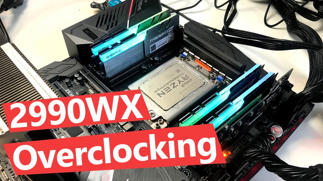 AMD Threadripper 2990WX Overclocking Anleitung - ASUS Zenith Extreme ...