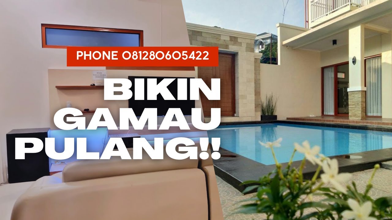 Keluar Ruangan Langsung Kolam Renang, Senyaman Ini Ternyata Vilanya ...