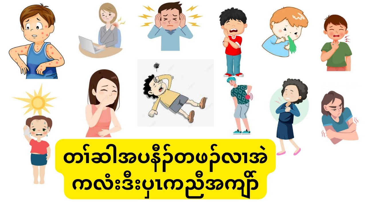 Medical Symptoms Vocabulary Episode 2 | English to Karen - YouTube