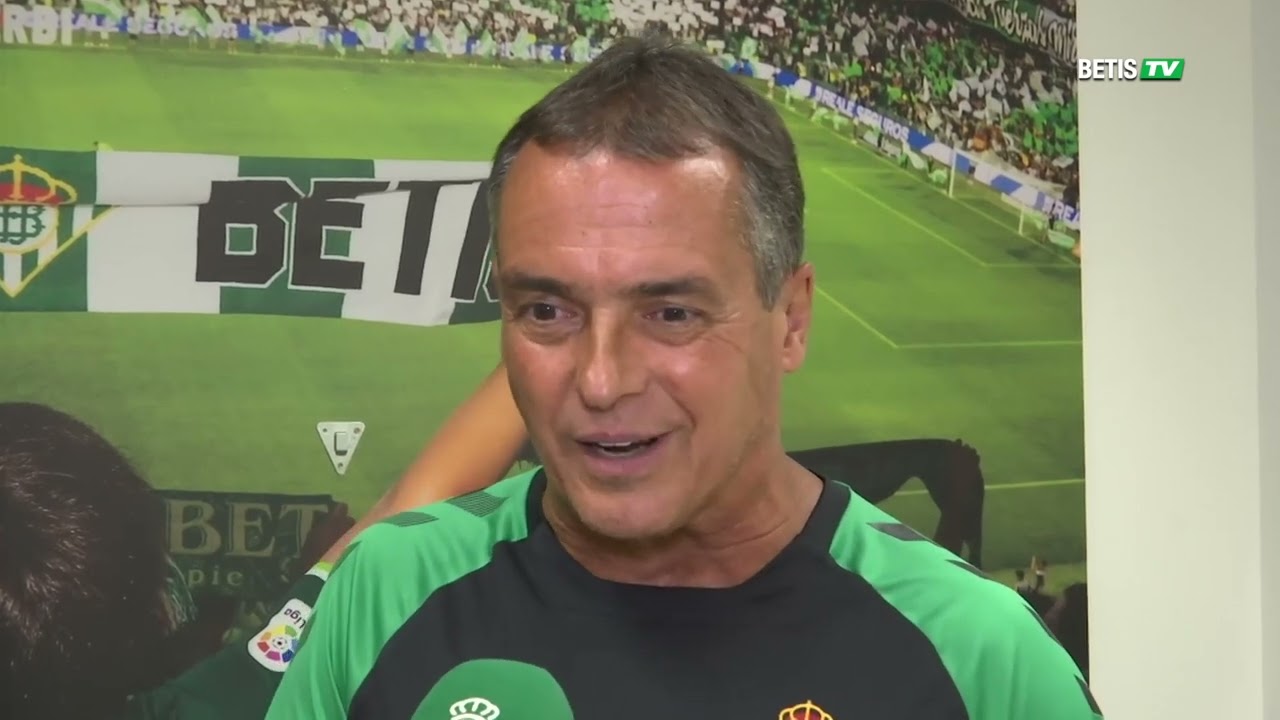 Alexis Trujillo, Team Manager del Betis, analiza el sorteo de la UEFA ...