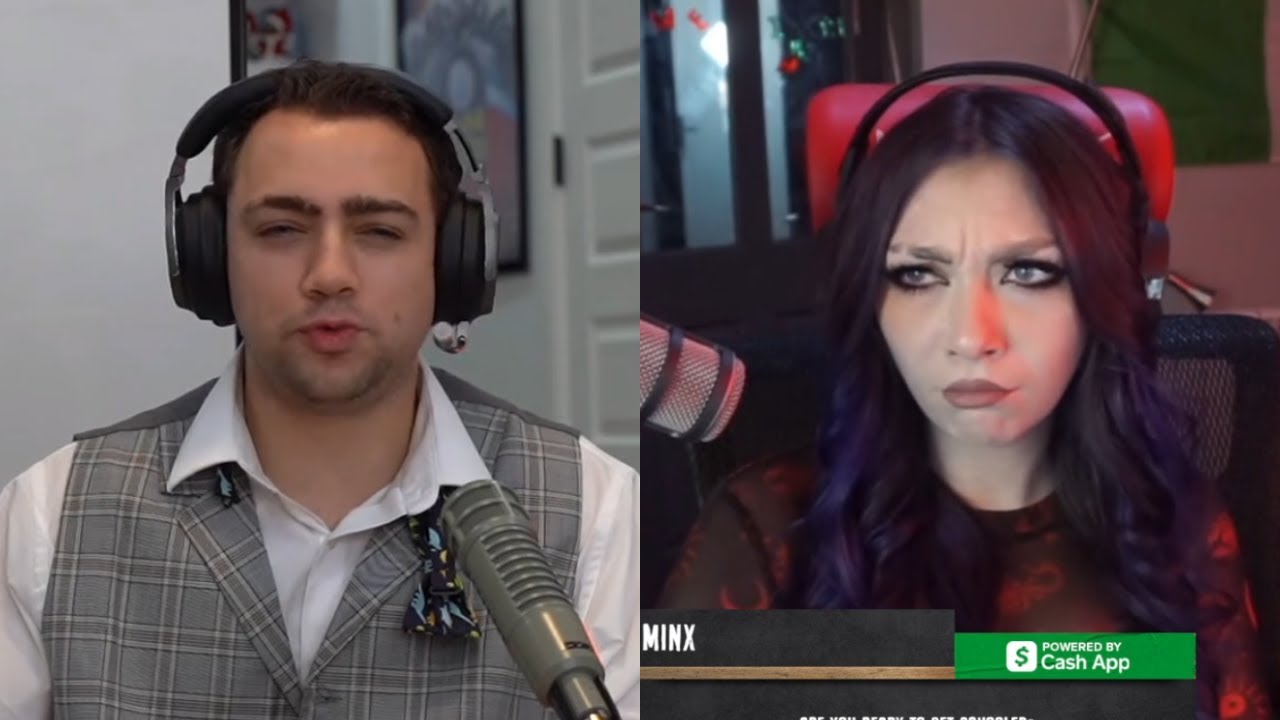 Minx tells Mizkif what she does on twitch - YouTube