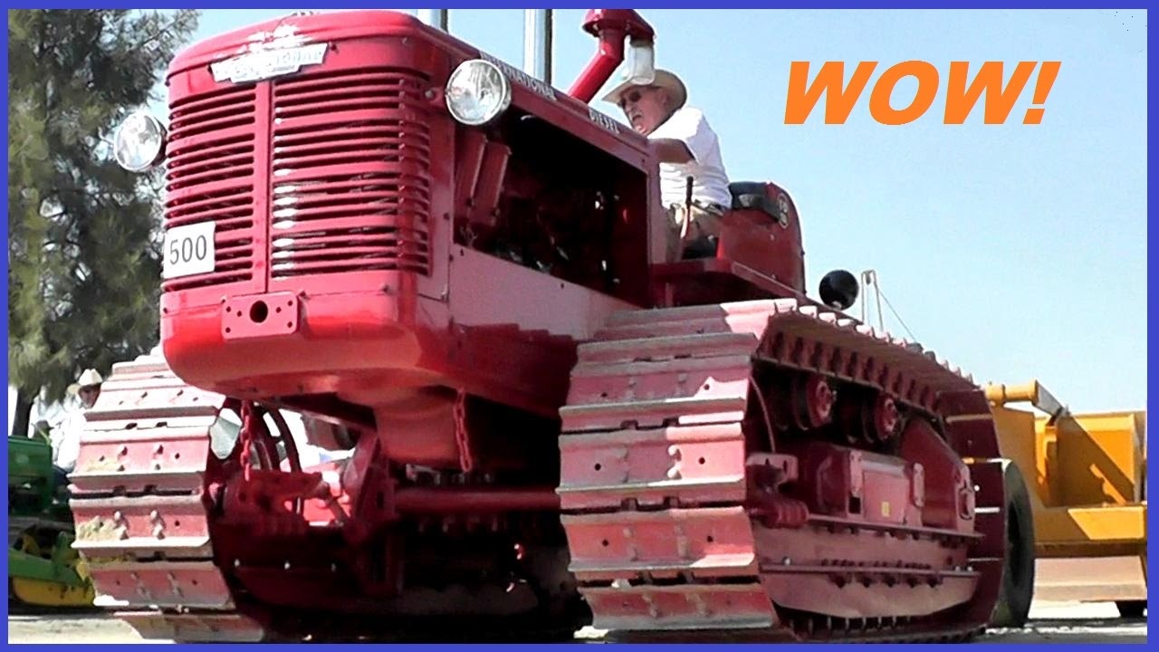 Amazing parade of beautiful old bulldozers - YouTube