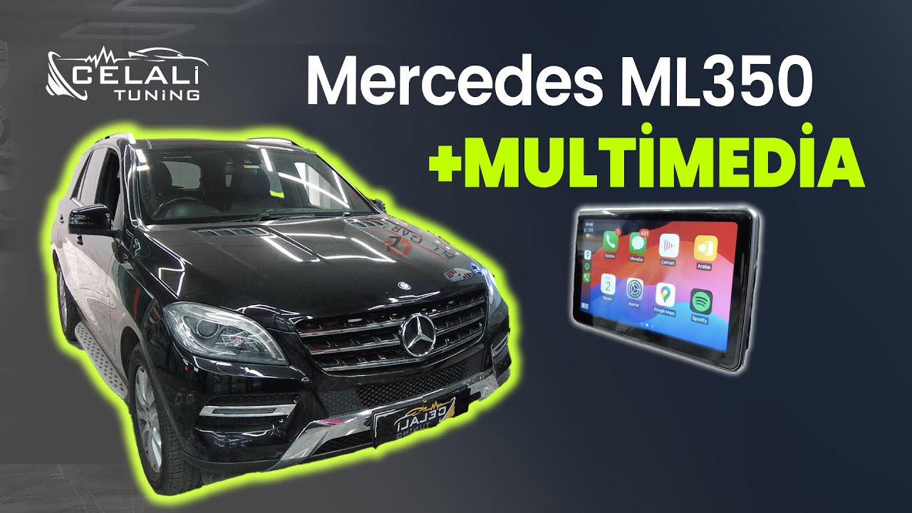 MERCEDES ML 350 W166 ANDROİD MULTİMEDİA TEYP CAR PLAY UYGULADIK!CELALİ ...