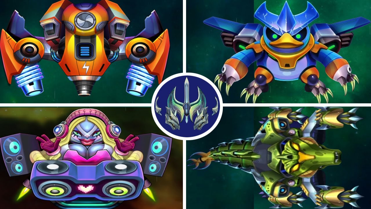 SPACE SHOOTER ALL MINI BOSS || ROCKET STUDIO || MINI BOSS FIGHT ...