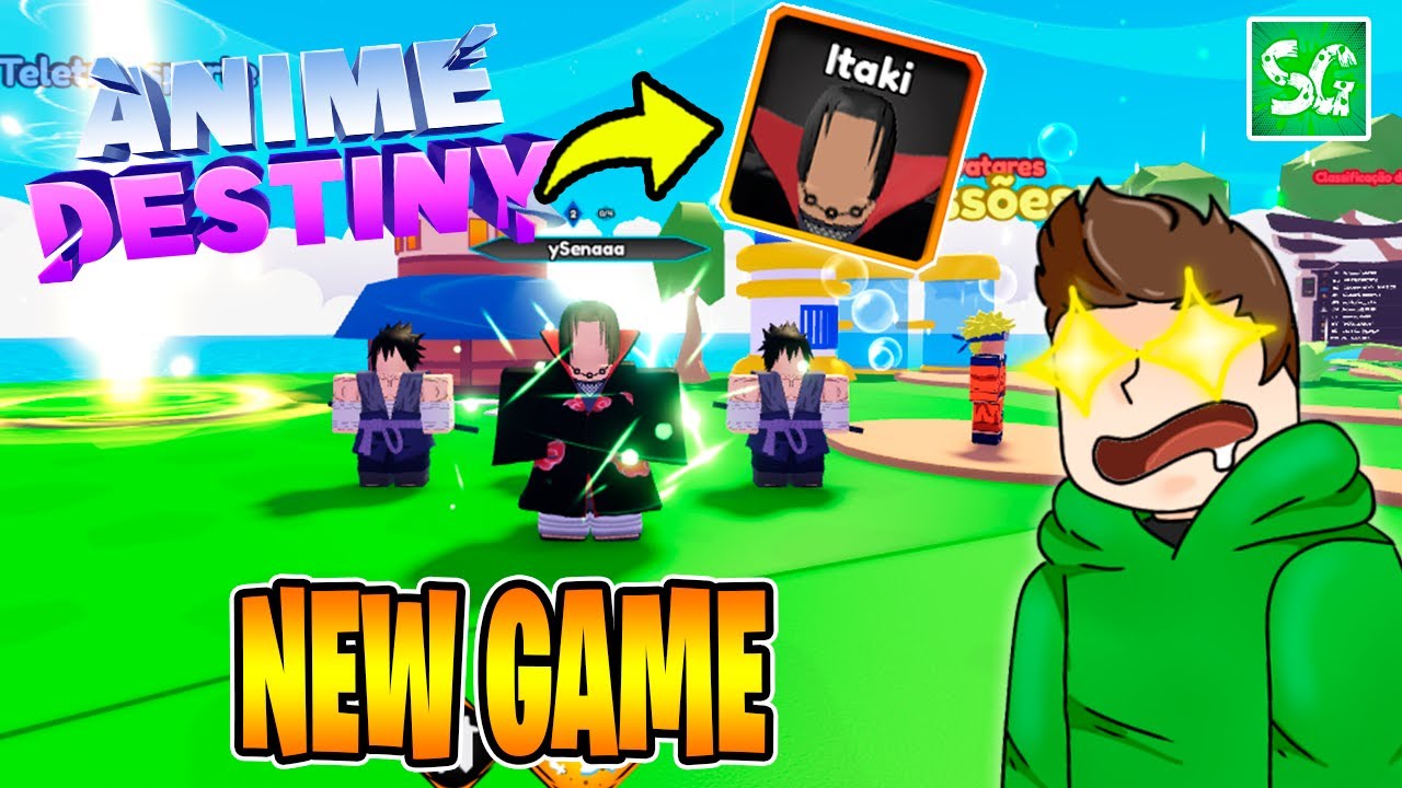 TESTEI O NOVO E MELHOR JOGO DE ANIME DE YOUTUBE DO ROBLOX ANIME DESTINY ...