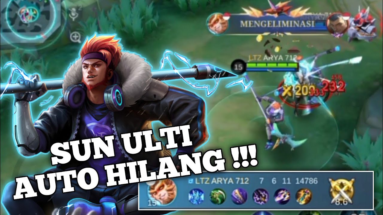 SUN ITEM TRINITY LAWAN AUTO MATI !!! - Mobile Legends #sun #mlbb - YouTube